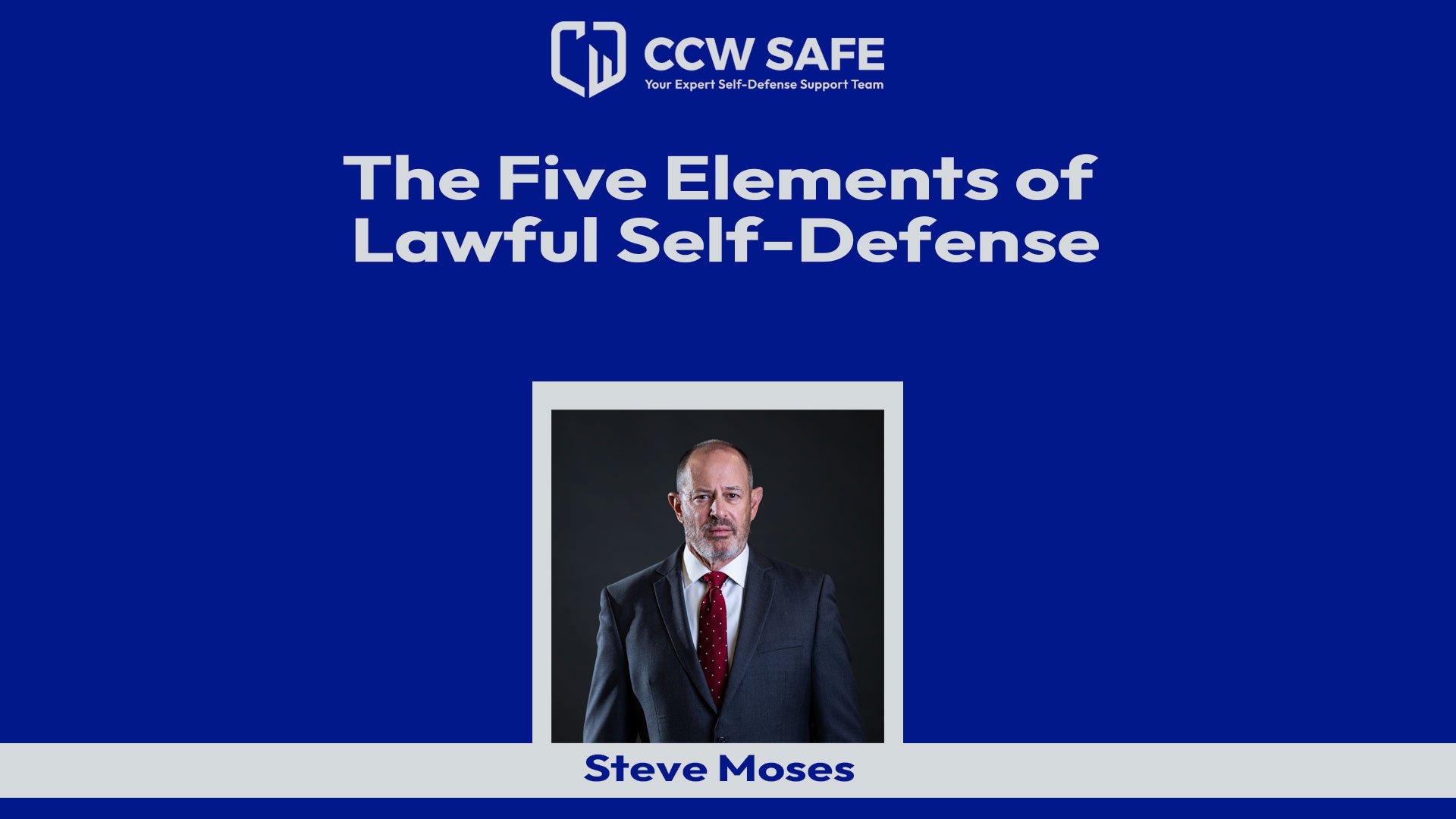 Proper Defense is Essential